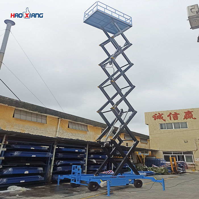 Indoor Self Propelled Scissor Lift 1.5 Ton Mobile Scissor Platform